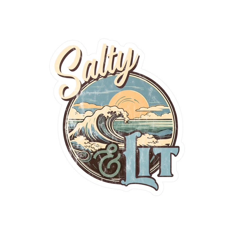 Stay Salty and Lit Vinyl Sticker Matthew 5:13-16 Salt and Light Decal ...