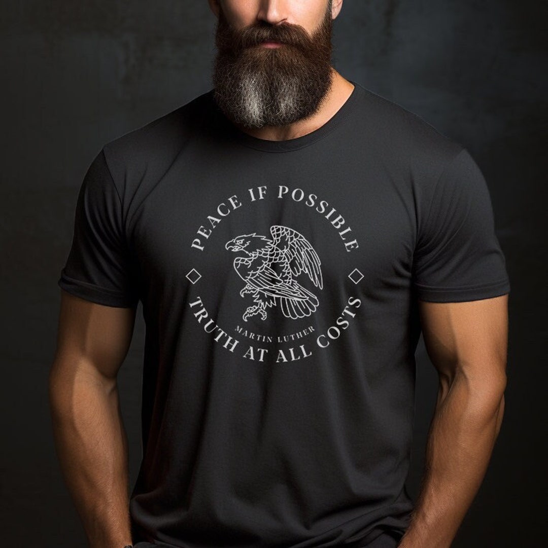 Martin Luther T-shirt Reformation Day Party Gift Christian Tshirt Peace ...