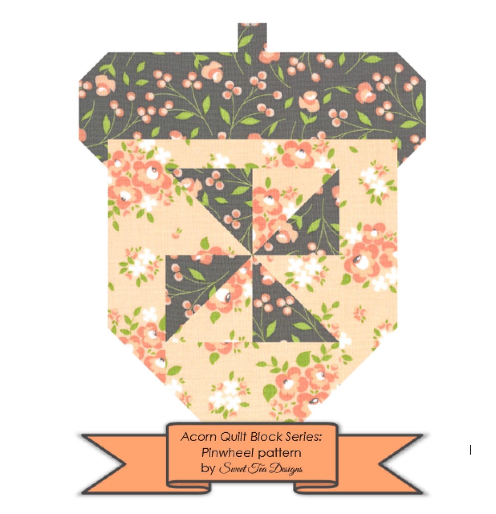 Acorn Quilt Block Bundle 3 PDF Patterns | Fall/autumn/thanksgiving ...