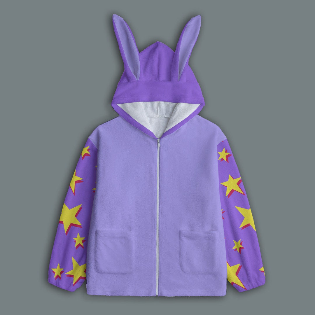 Glam Bonnie fnaf Inspired Fuzzy Bunny Pj Top - Etsy