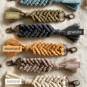 Macramé Fishtail Keychain, Ancient Copper Lobster Claw Keychain - Etsy