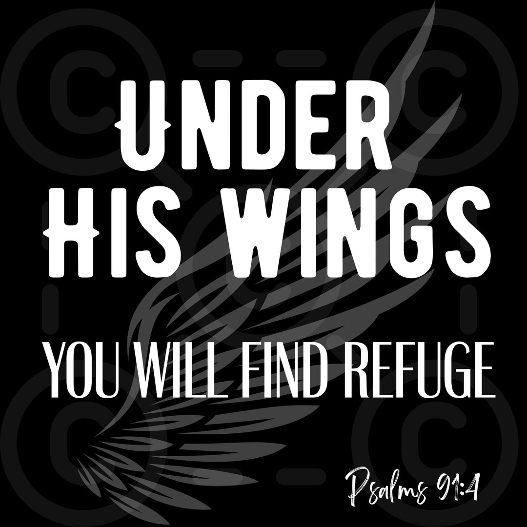 Under His Wings PNG - Etsy