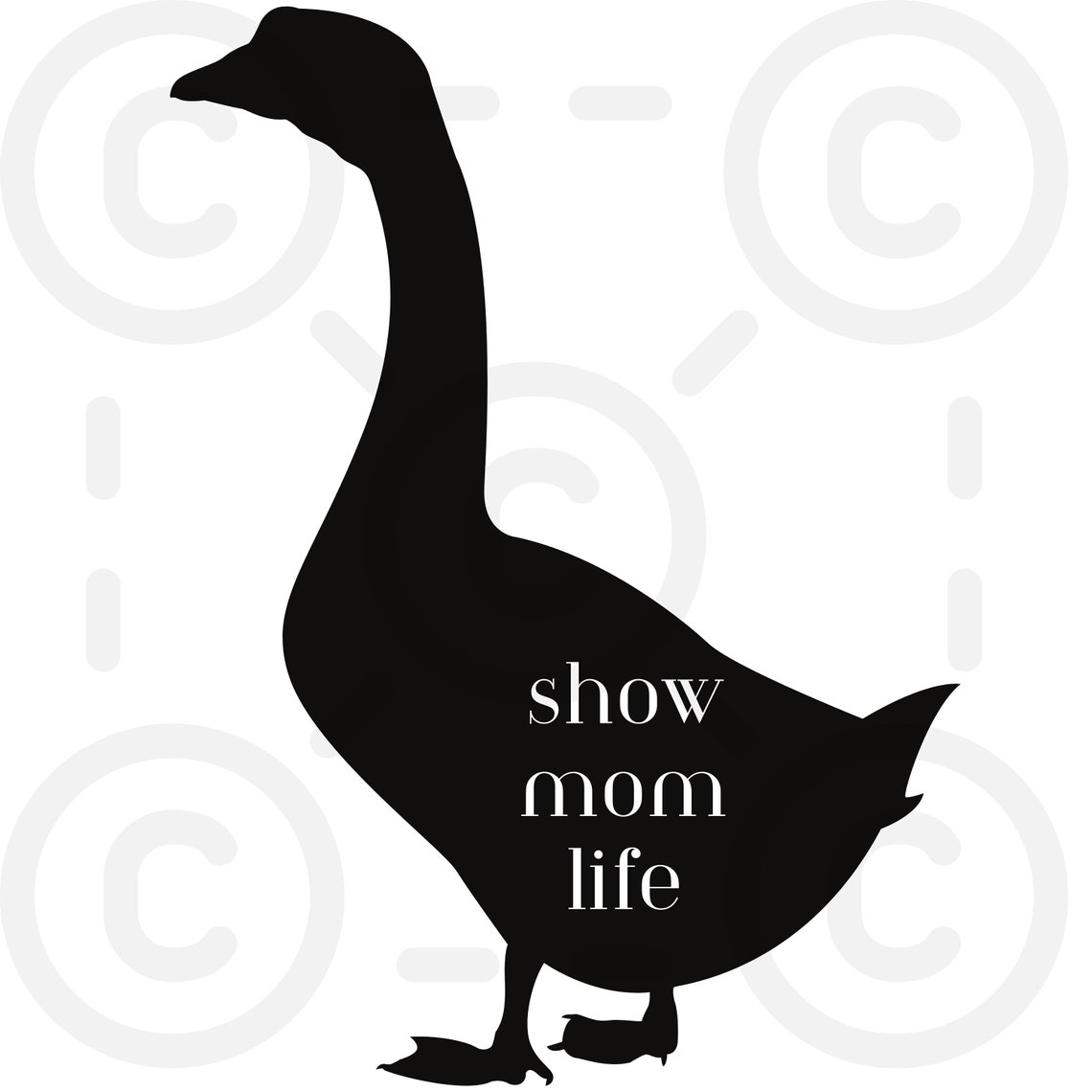Goose Show Mom Life PNG - Etsy