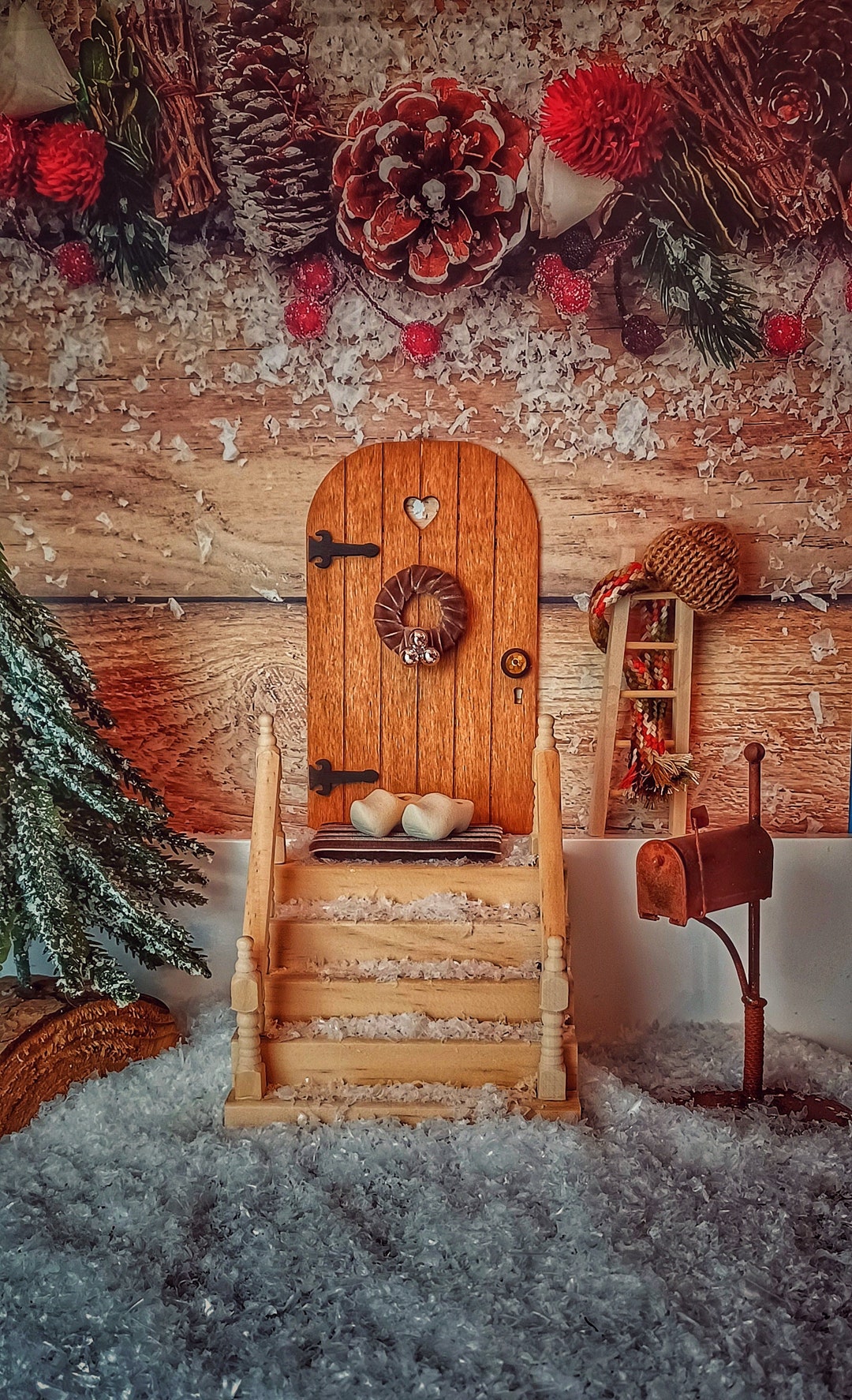 Secret Santa Door Starter Set With Secret Santa Accessories Ladder ...