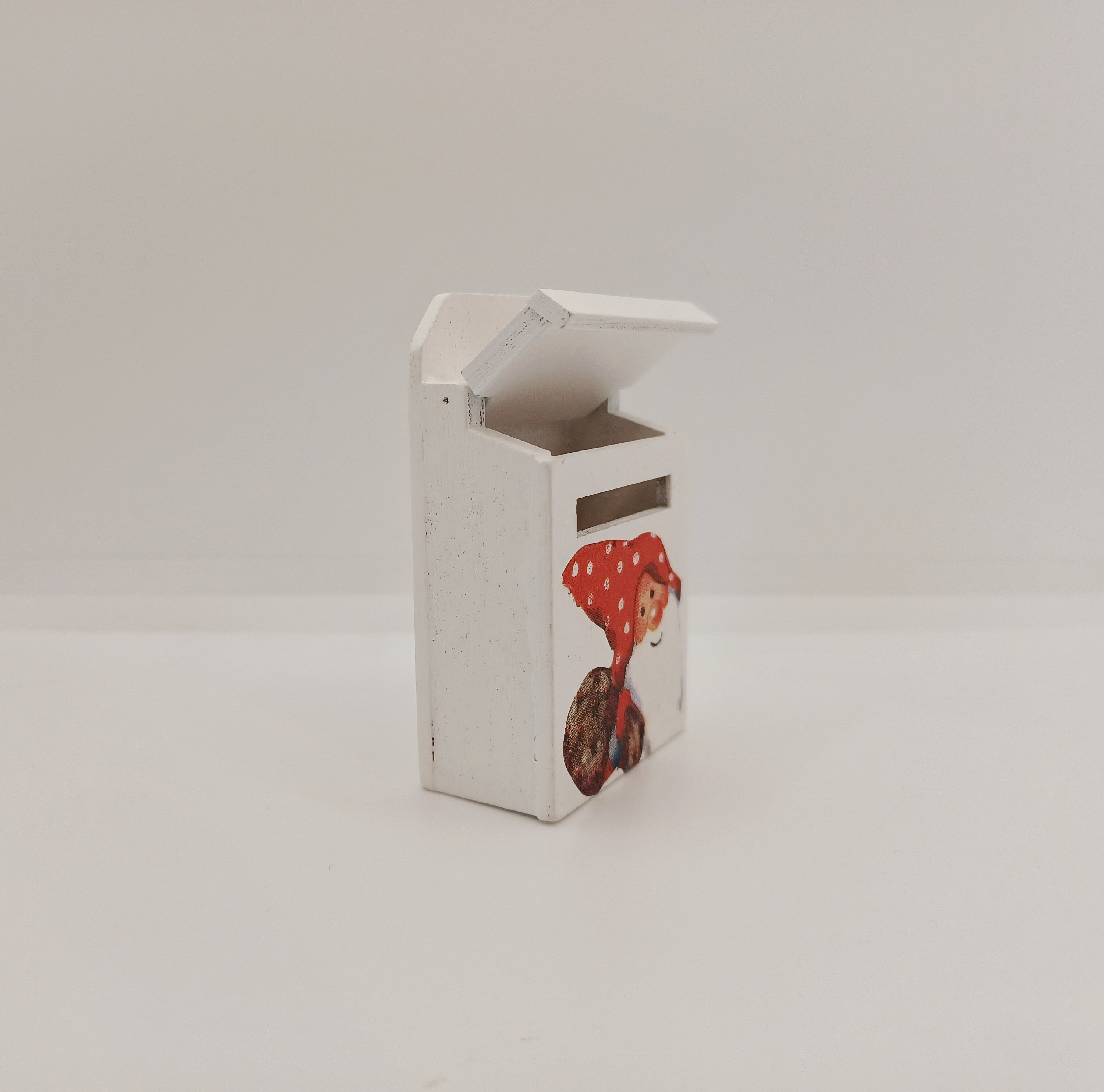 Miniature Wooden Mailbox With Letter Slot and Flap for Opening - Etsy