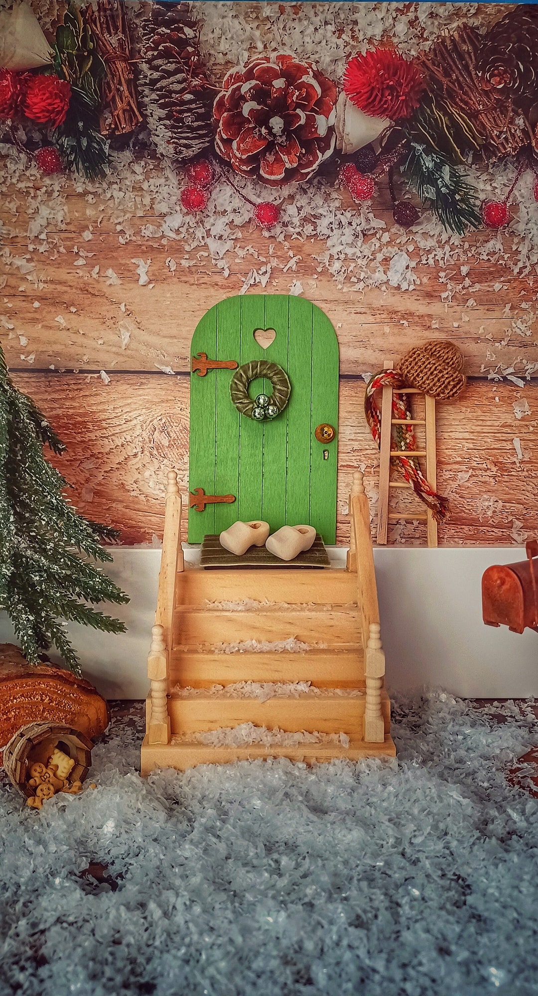 Secret Santa Door Starter Set With Secret Santa Accessories Ladder ...