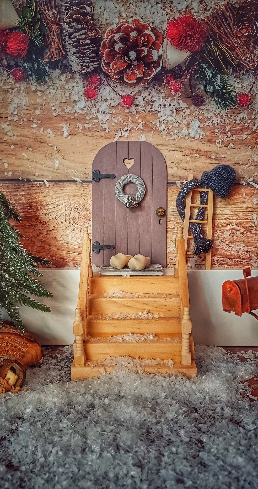 Secret Santa Door Starter Set With Secret Santa Accessories Ladder ...