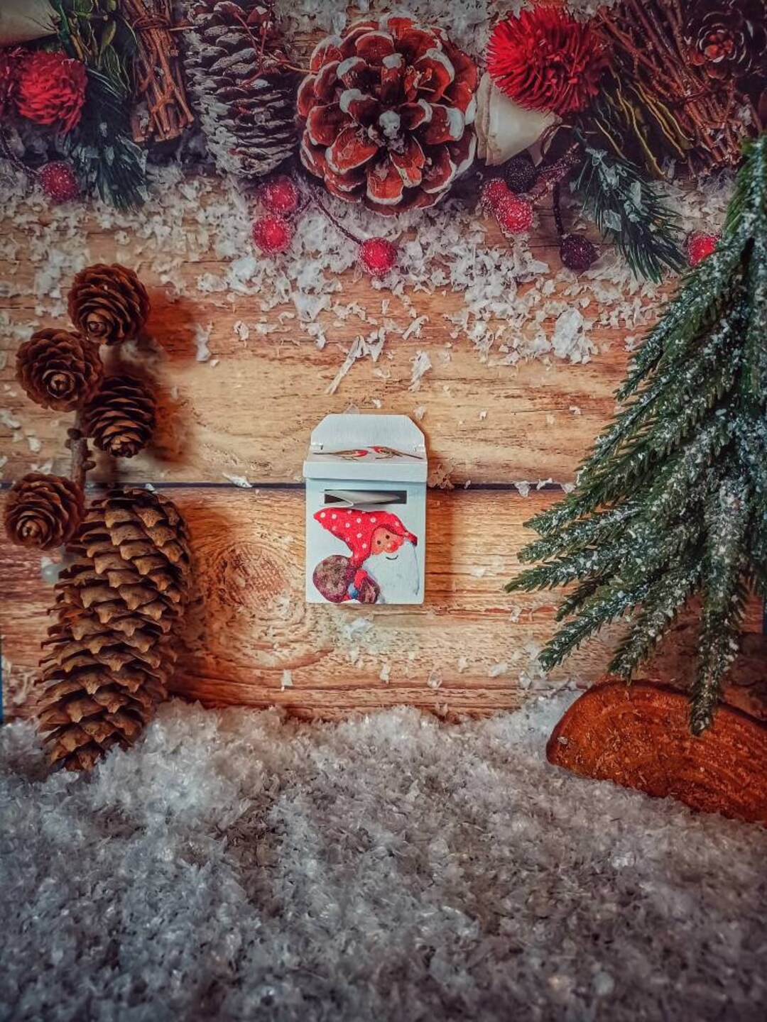 Miniature Wooden Mailbox With Letter Slot and Flap for Opening - Etsy