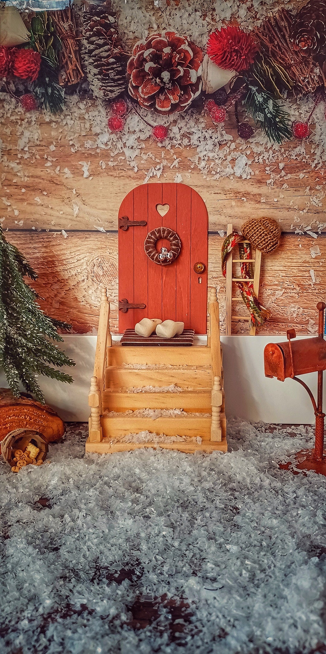 Secret Santa Door Starter Set With Secret Santa Accessories Ladder ...