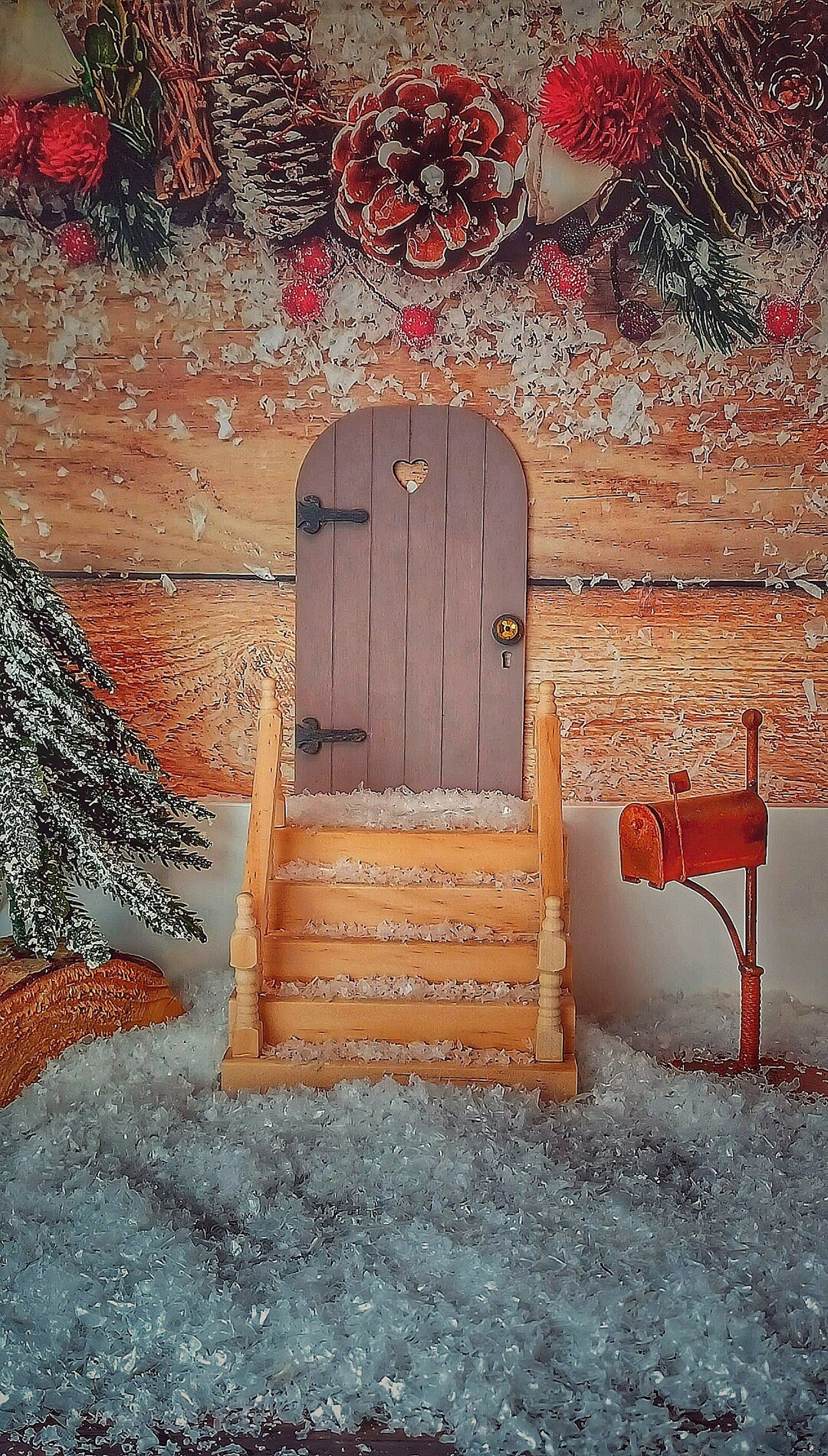 Gnome Accessories Gnome Door for Skirting Board With Heart-shaped ...