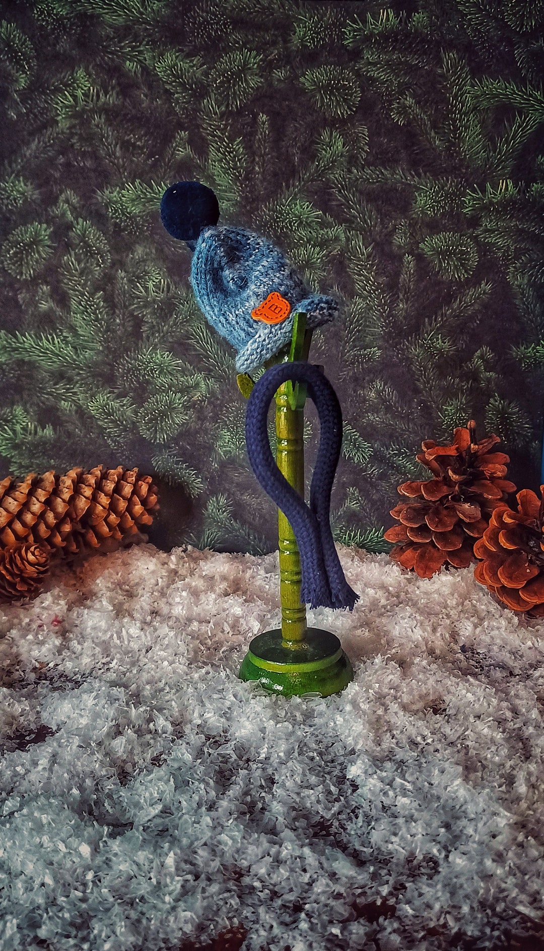 Secret Santa Accessories: Secret Santa Hat With Pompom and Scarf With ...