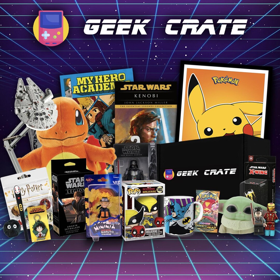 Geek and Gamer Gift Box | Figures, Artwork, Accessories & More! - Etsy