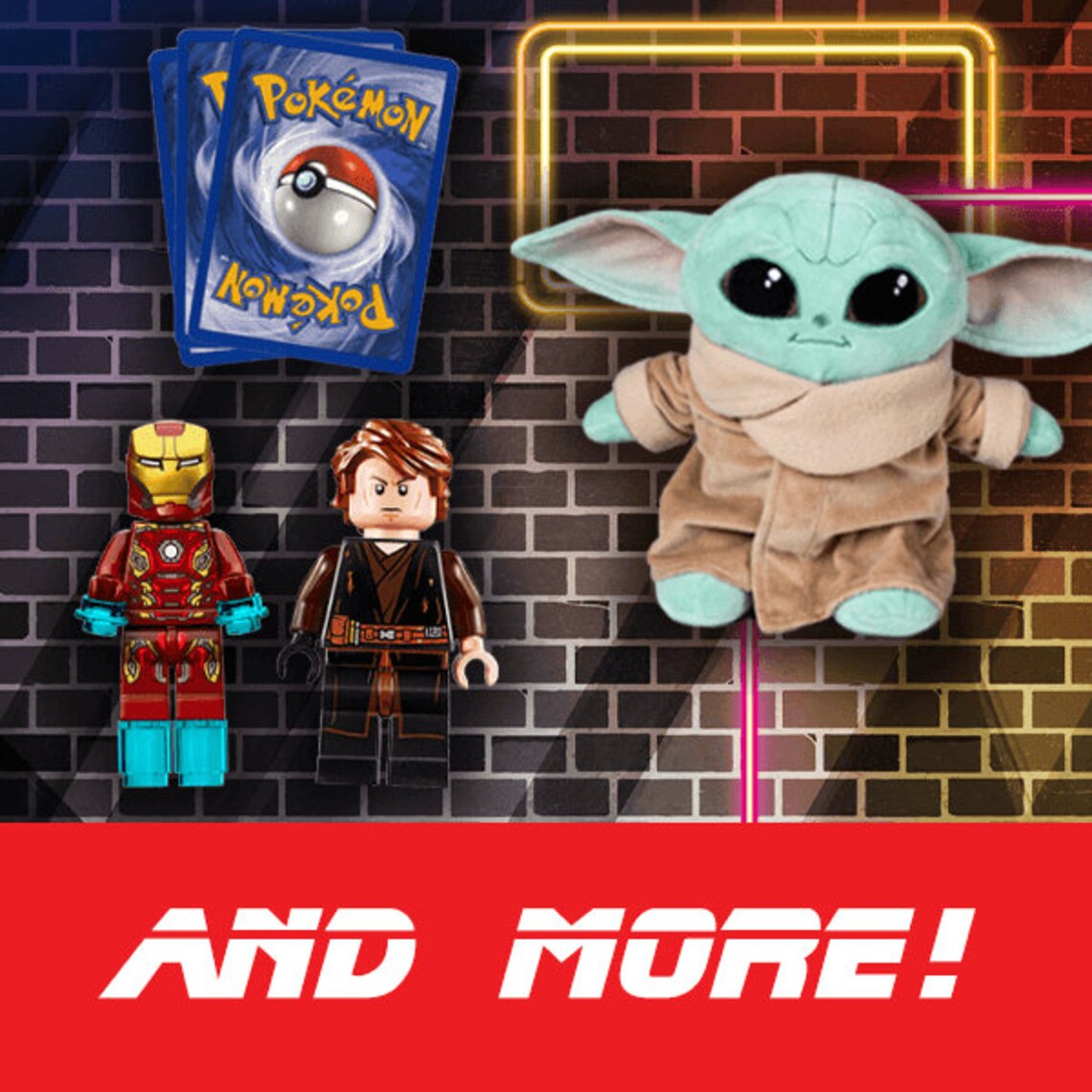 Geek and Gamer Gift Box Figures Artwork Accessories & - Etsy