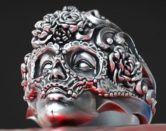 Masquerade Mask Ring - Etsy