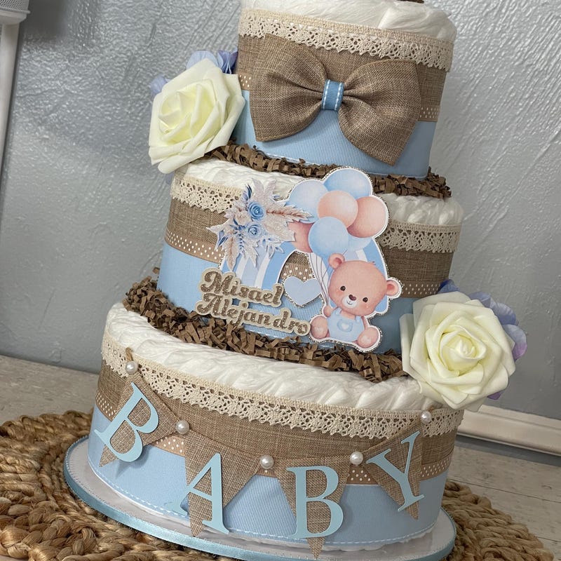 Diaper Cake Topper - Etsy