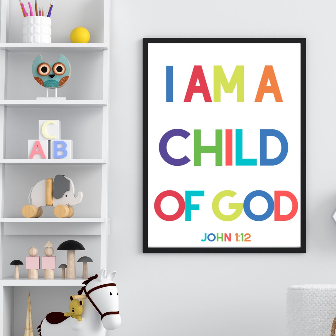 DIGITAL DOWNLOAD I am Unique Printable Motivational Wall Art | Etsy