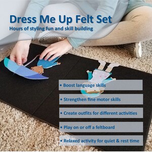 My Felt Story - Dress Me up Felt Set - Etsy
