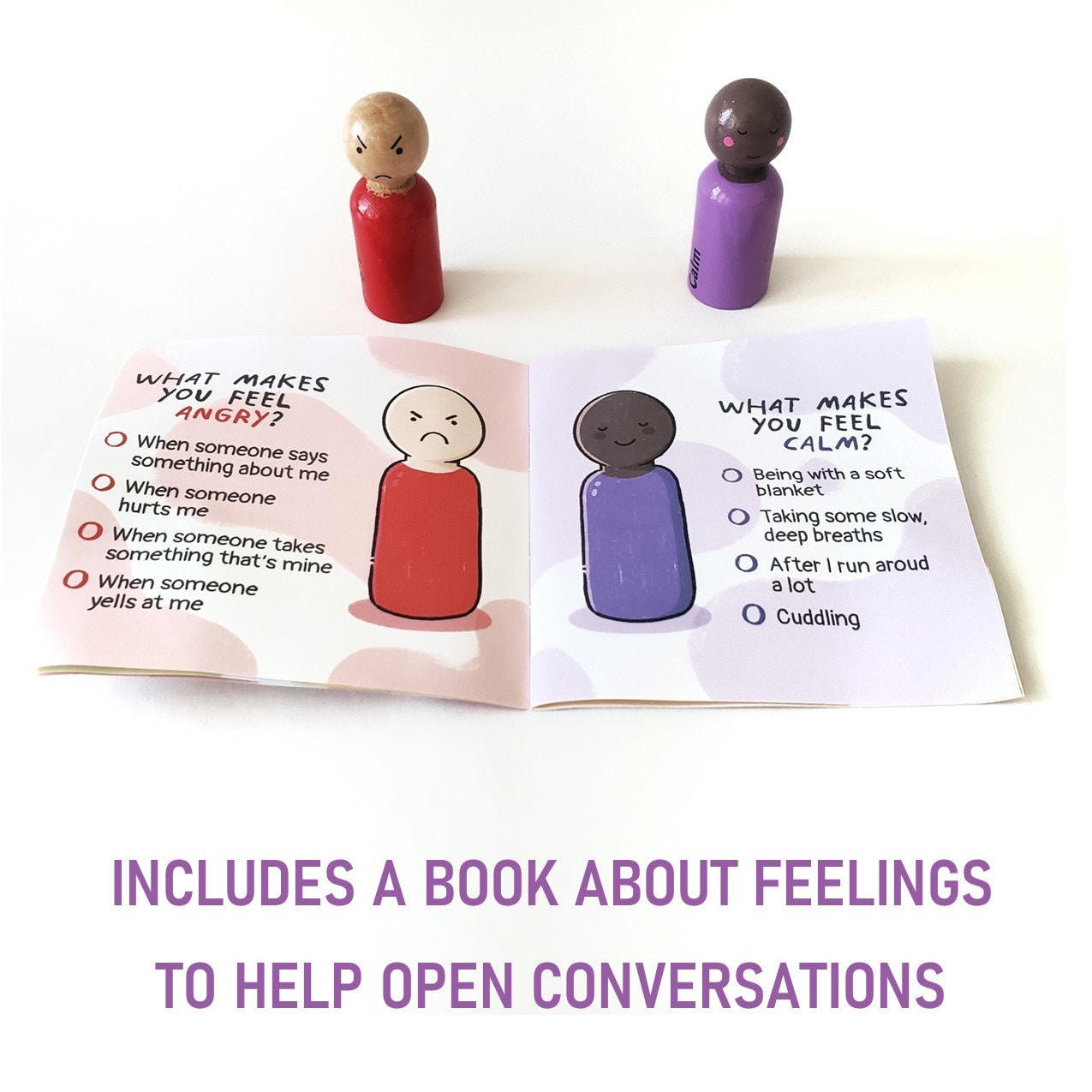 Feeling Peg Dolls: Montessori Emotion Learning Toy - Etsy
