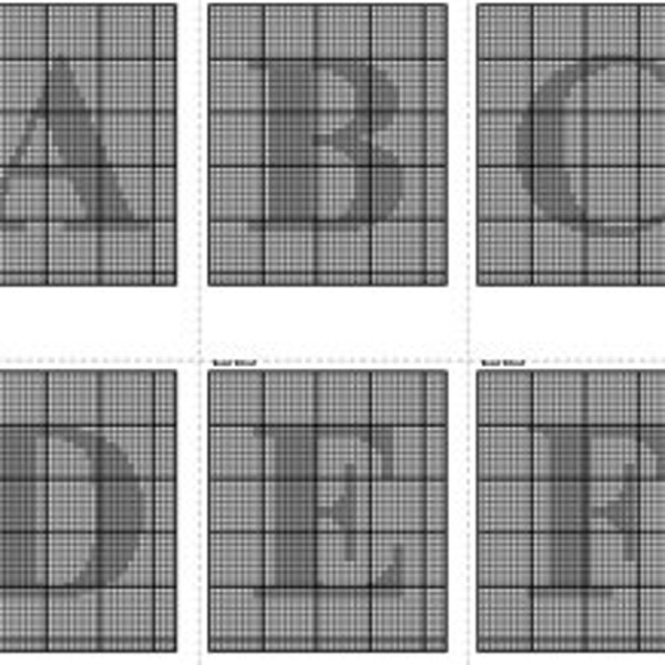 Crochet Letters - Etsy