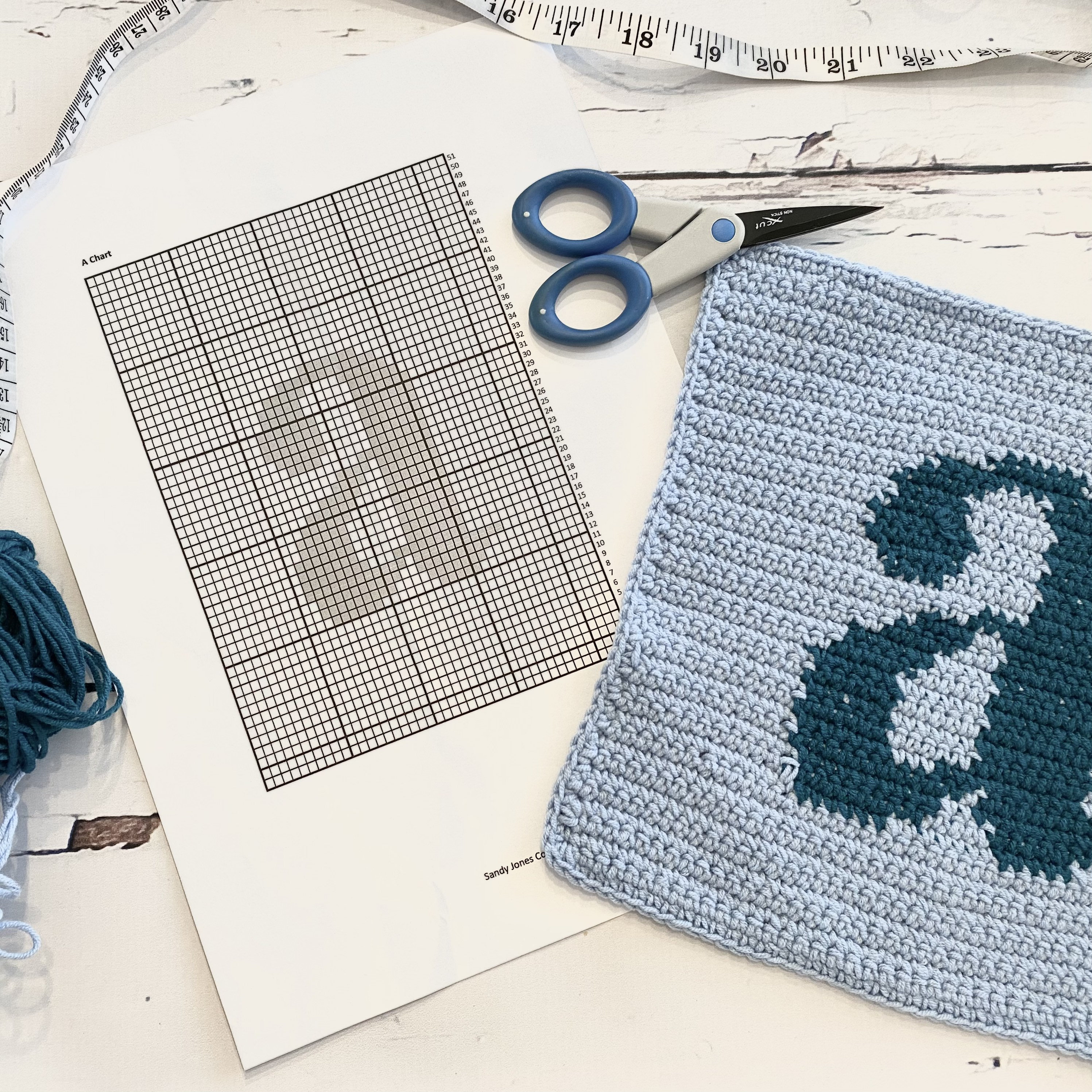 Crochet Letter Chart/ Letter Pattern/ Crochet Pattern/ - Etsy