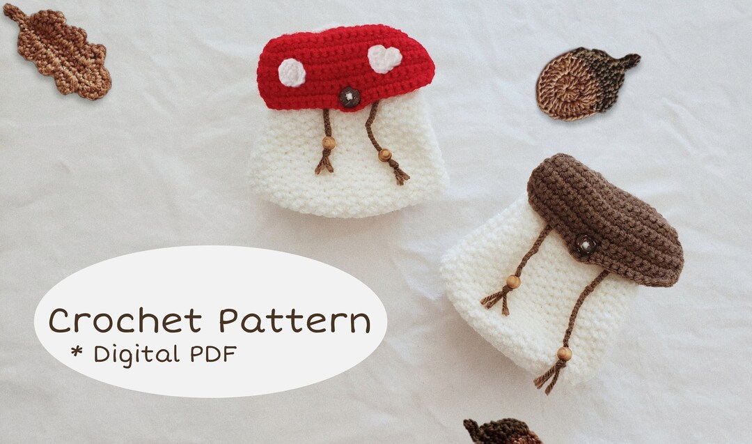Mini Mushroom Backpack Pattern // Cottage Core Bag - Etsy