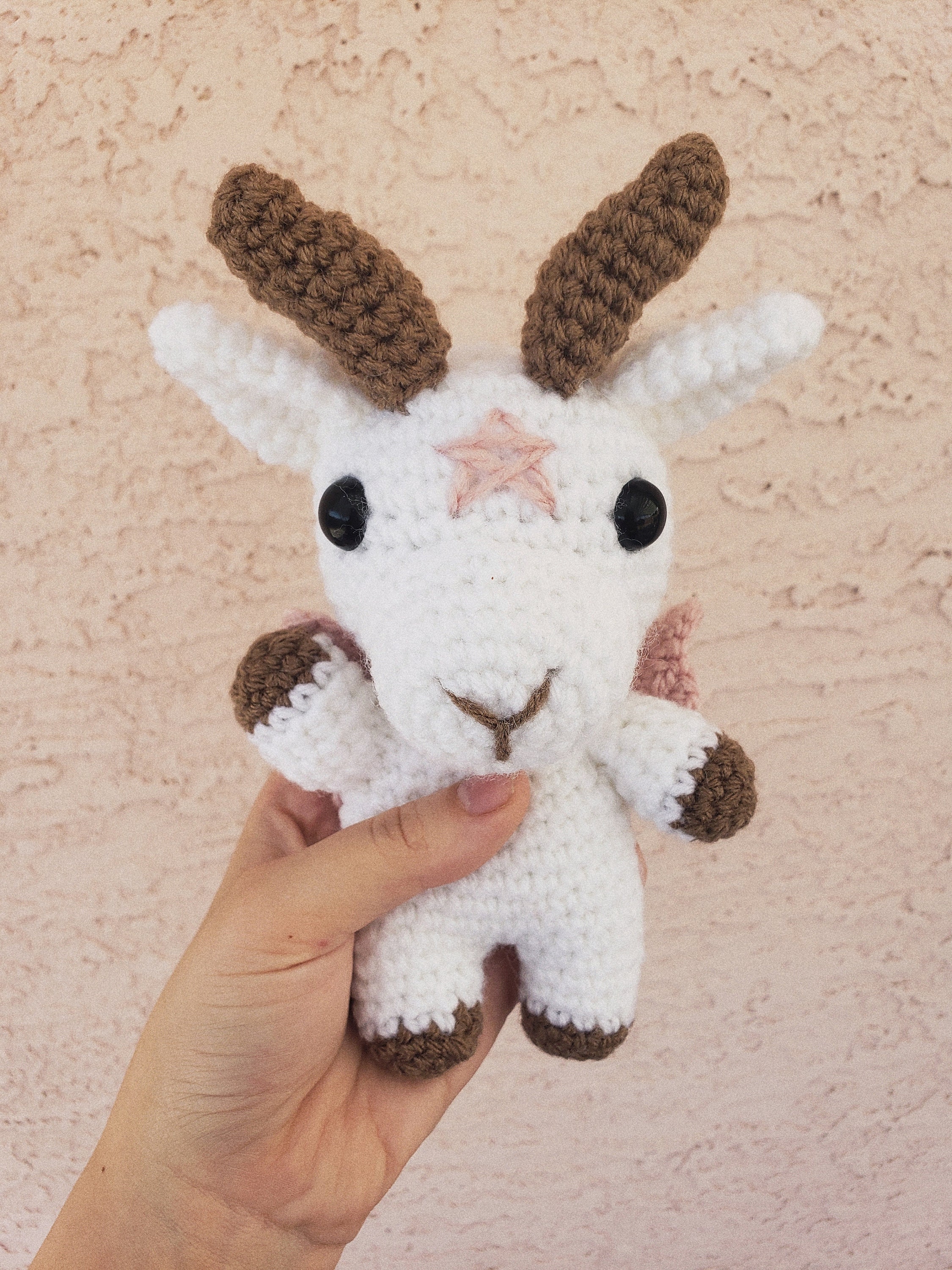 Pocket Baphomet Crochet Pattern - Etsy