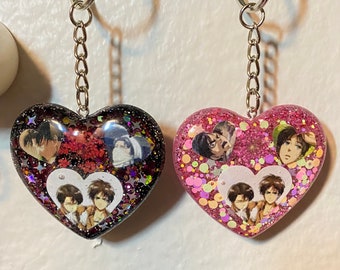 Anime Resin Keychain - Etsy
