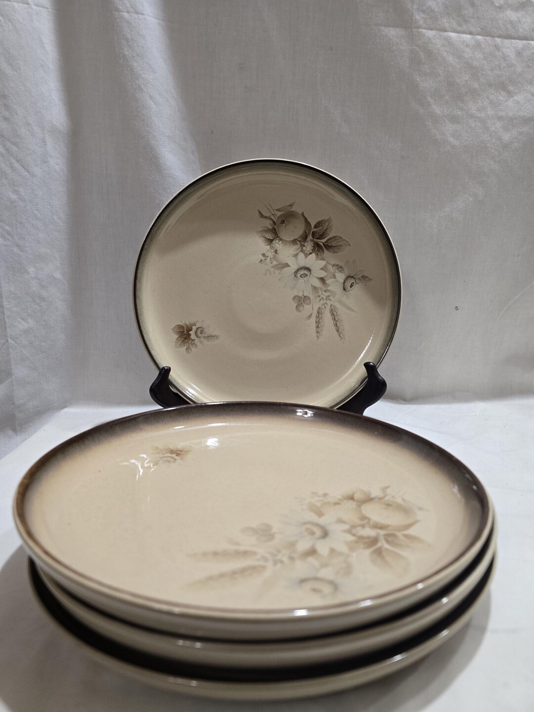 Vintage Denby Memories Made in England 10 1/4 Inch Dinner Plates Set of ...