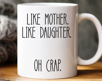 Number One Daughter 1 Daughter Funny Daughter's Day Mug Gift Loving ...