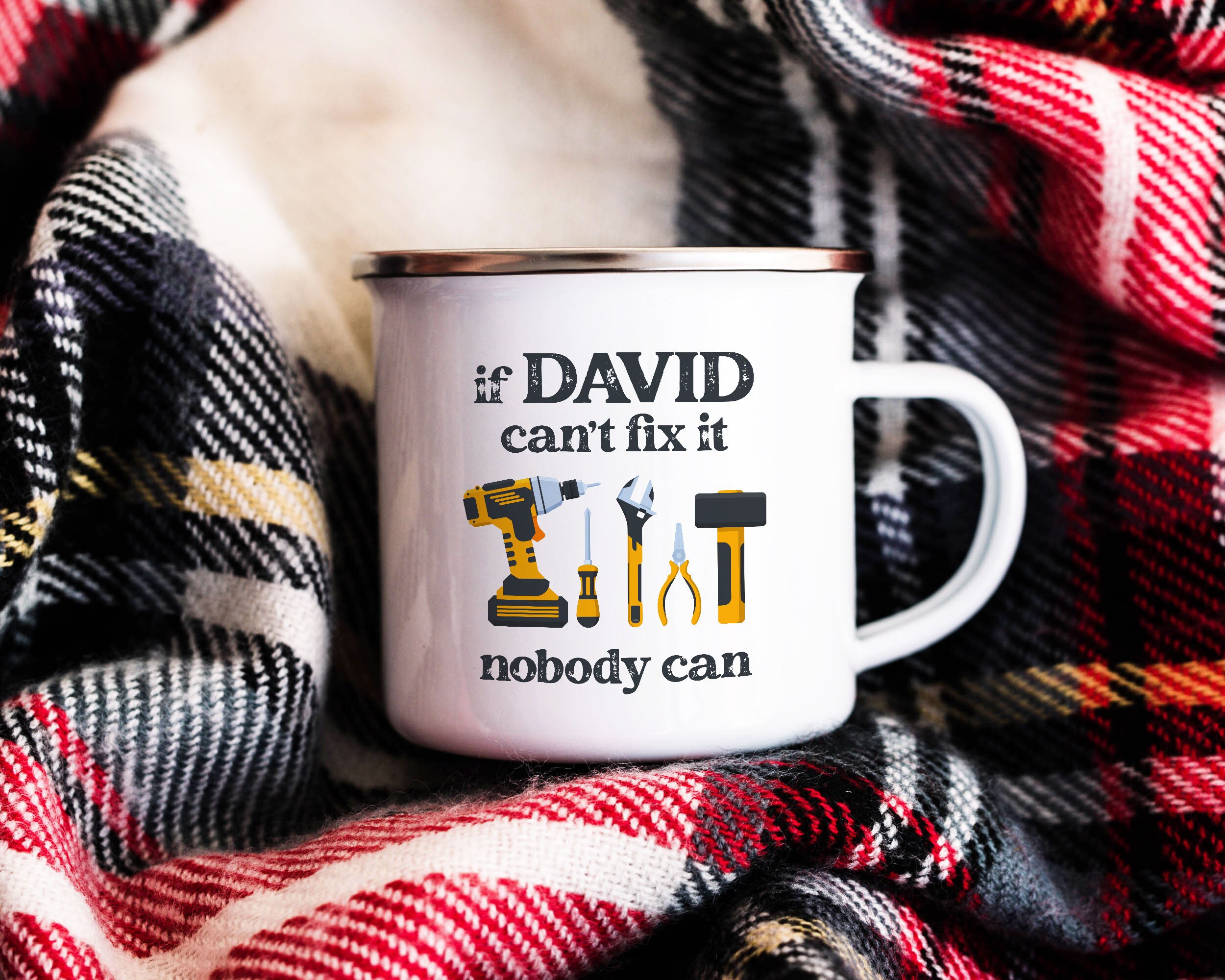 Personalized Name Mug Custom Mug for Dad Handyman Mug - Etsy
