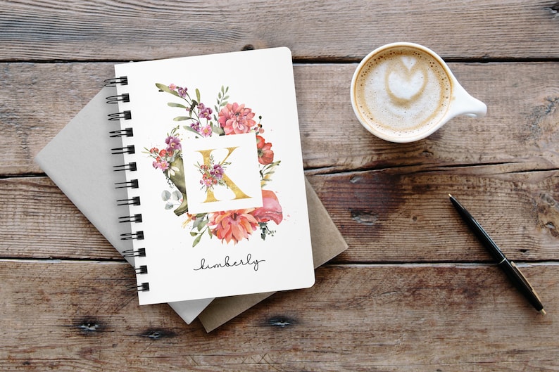 Personalized Journal, Custom Notebook, Name Journal, Gift for Her ...