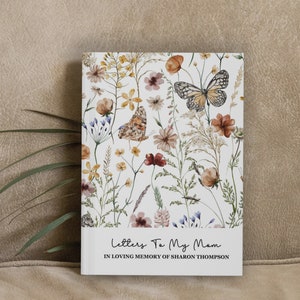 Letters to My Mom, Mom Memorial Gift, Loss of Mother, Grief Journal, in ...