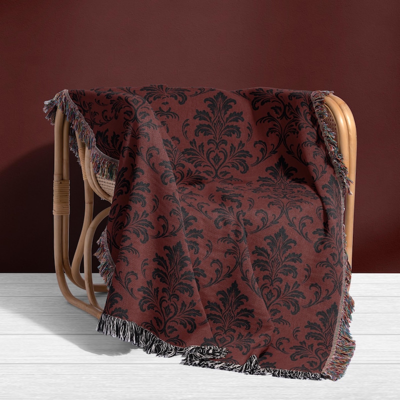 Victorian Paisley Blanket - Etsy