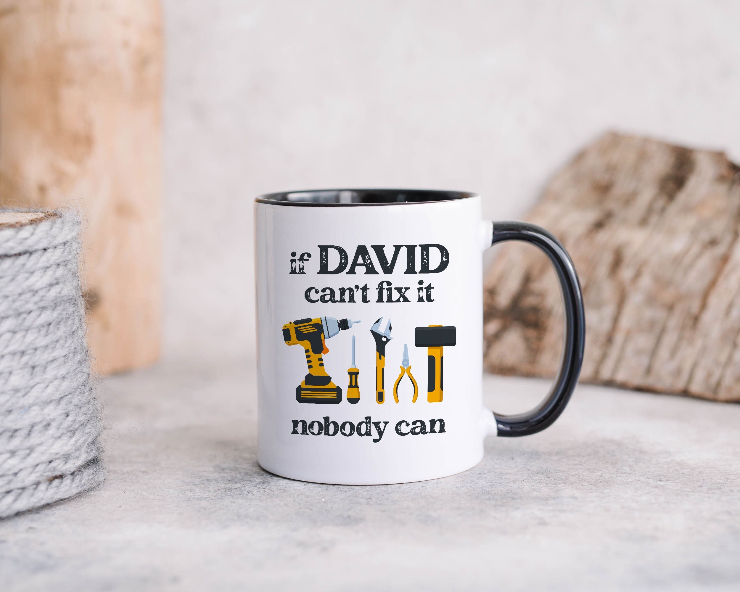 Personalized Name Mug Custom Mug for Dad Handyman Mug - Etsy