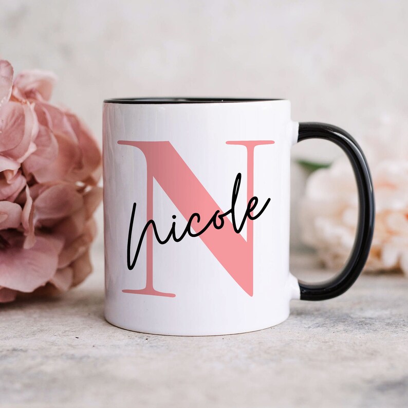 Name Mug, Personalized Name Mug, Monogram Mug, Custom Name Mug, Name ...
