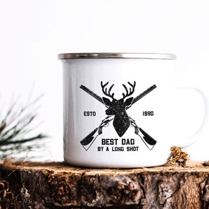 Best Dad by a Long Shot, Custom Dad Mug, Hunting Gift From Kids, Funny ...