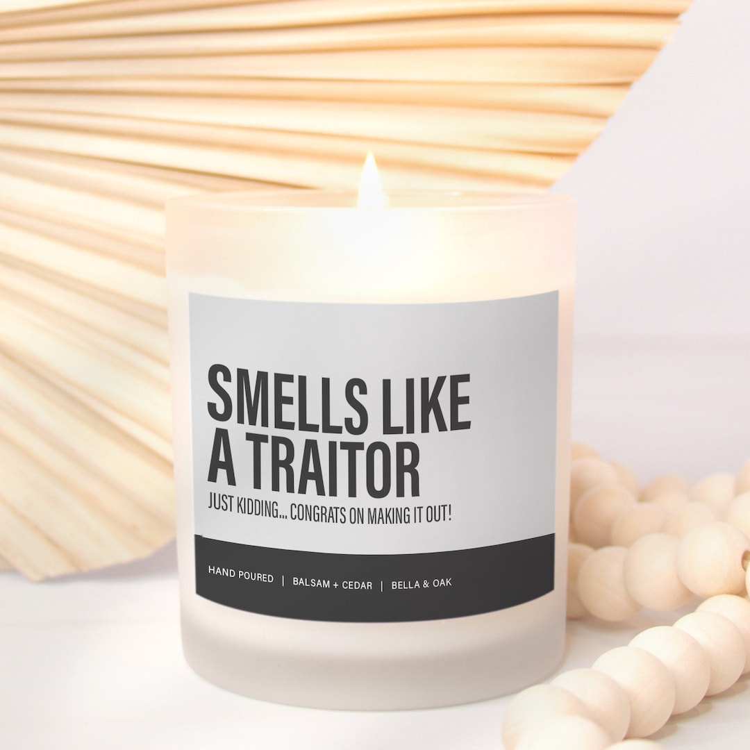 Smells Like a Traitor, Funny Coworker Gift, Coworker Leaving, Coworker ...