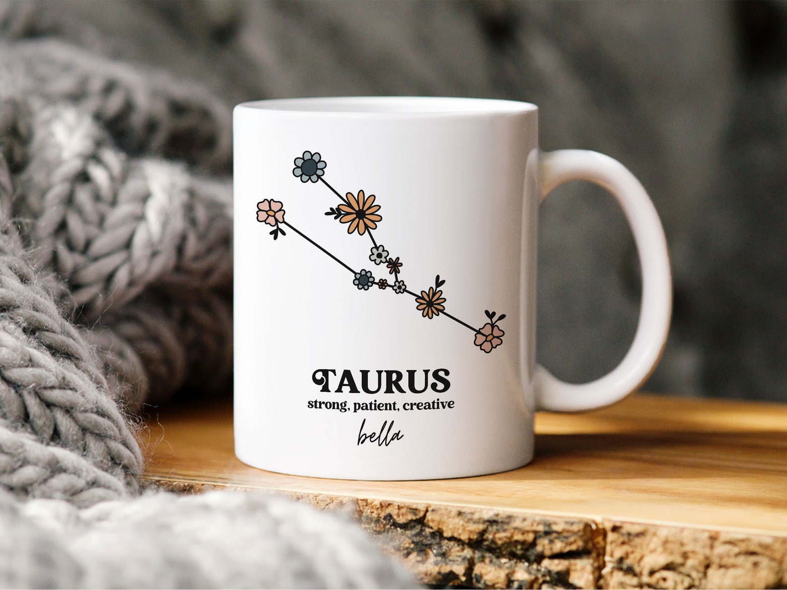 Taurus Mug Taurus Zodiac Gift Custom Taurus Mug Custom Name - Etsy