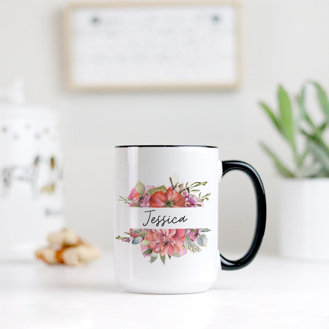 Personalized Coffee Mug, Custom Name Mug, Personalized Name Coffee Cup ...