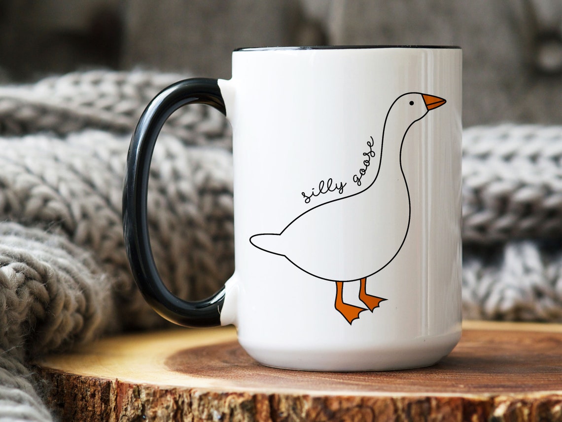 Silly Goose Mug, Funny Mug, Gift for Her, Gift for Him, Silly Goose ...