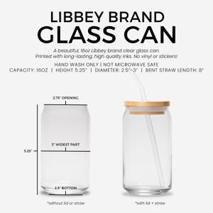 December Birth Flower Clear Glass Mug, Watercolor Narcissus, Floral Birthday Gift for Her ...