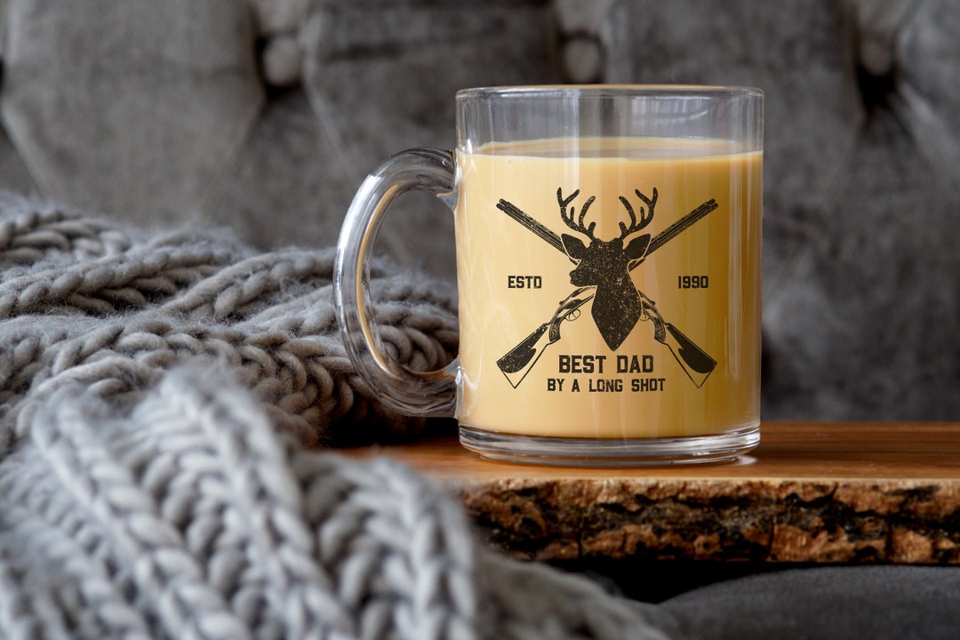 Best Dad by a Long Shot, Custom Dad Mug, Hunting Gift From Kids, Funny ...