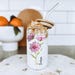 October Birth Flower Clear Glass Mug, Watercolor Cosmos, Floral ...