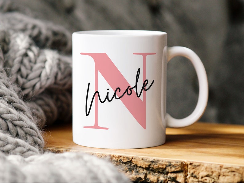 Name Mug, Personalized Name Mug, Monogram Mug, Custom Name Mug, Name ...