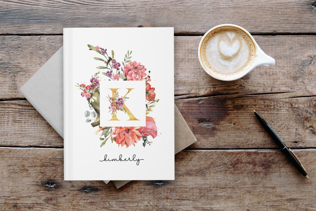 Personalized Journal, Custom Notebook, Name Journal, Gift for Her ...