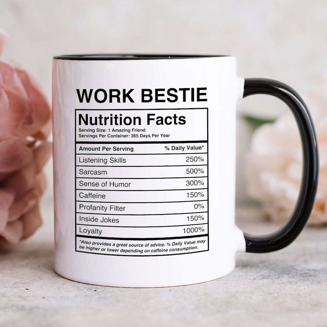 Work Bestie Gift, Coworker Gift for Christmas or Birthday, Work Best ...
