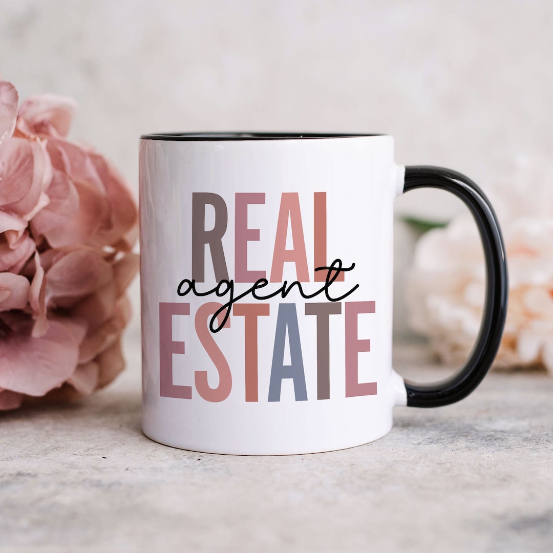 Real Estate Agent Gift, Real Estate Agent Mug, Real Estate Life Mug ...