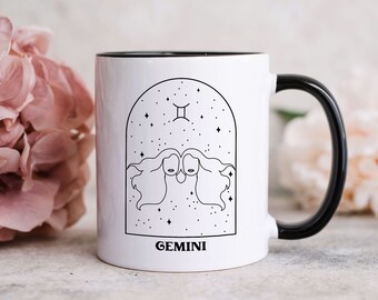 Gemini Mug, Gemini Star Sign, Astrology Mug, Gift for Her, Gemini Gift ...
