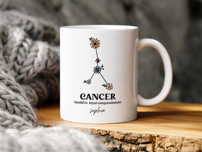 Cancer Birthday Mug Cancer Zodiac Gift Custom Cancer Mug - Etsy