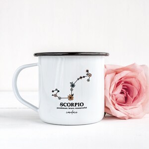 Scorpio Birthday Mug, Scorpio Zodiac Gift, Custom Scorpio Mug, Custom ...